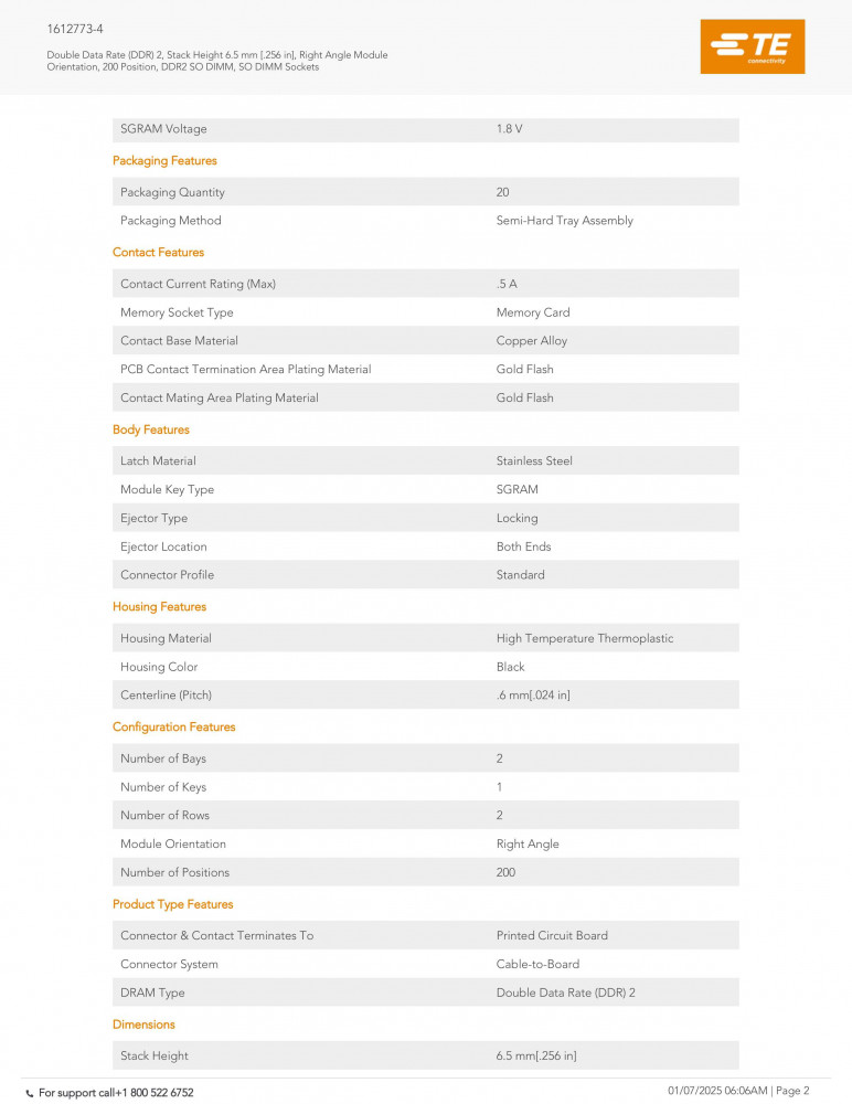 1612773-4 technical document page 2