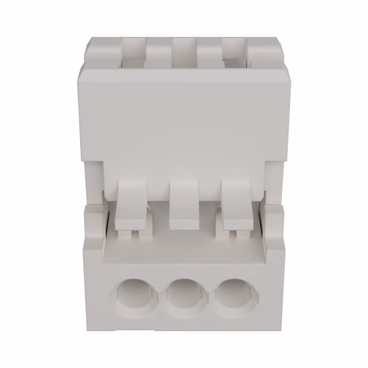 Appli-Mate RAST 2.5 Female Connector, 5.00mm Pitch, 2 Circuits, All Positions Removed, Open Endwalls for sale