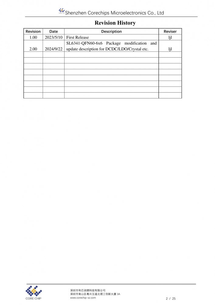 SL6341 datasheet page 2
