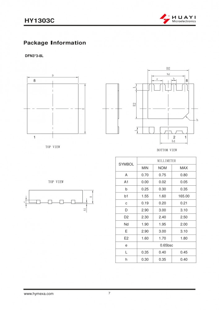 HY1303C datasheet page 7