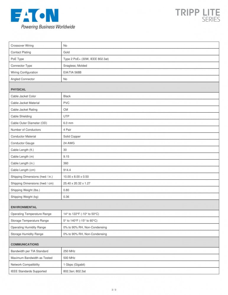 N201-030-BK product document page 2