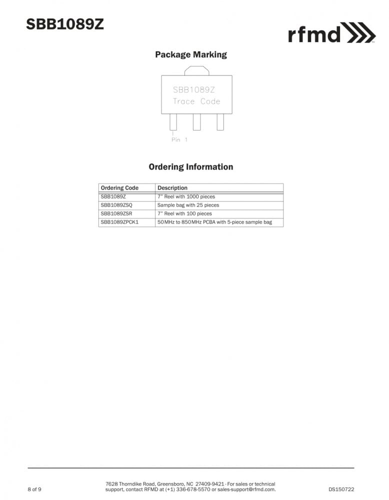SBB1089Z datasheet page 8