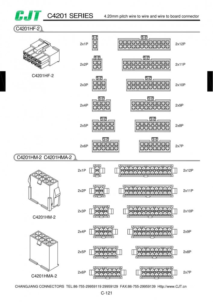 CJT C4201 connector datasheet page 4