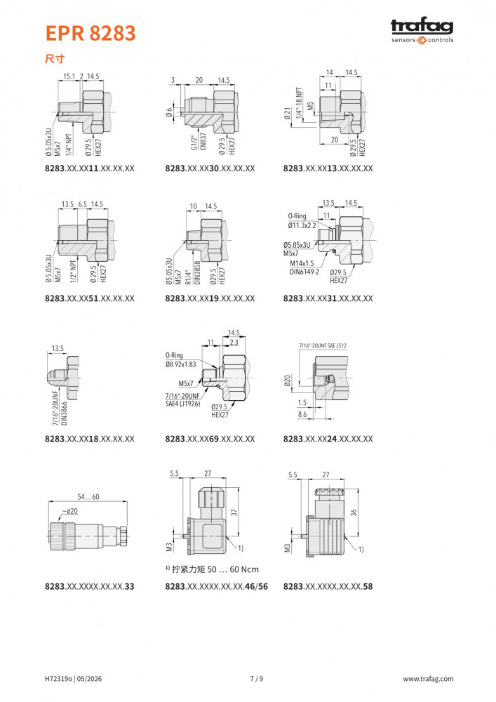 Trafag 8283 datasheet page 7