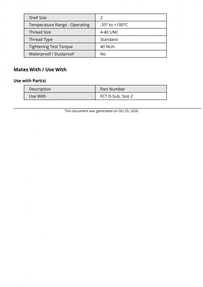 Technical document page 3 for MOLEX 1731110706