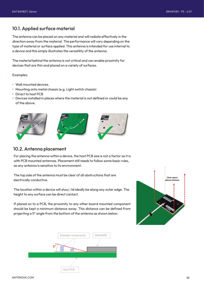 Zenon datasheet page 10
