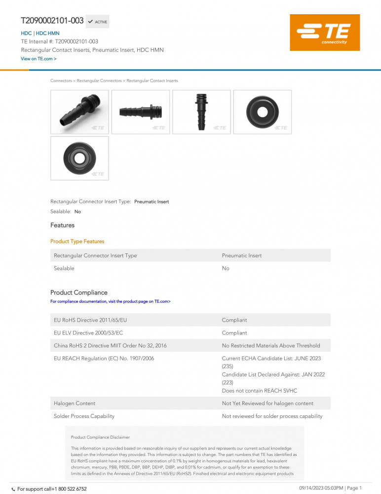 T2090002101-003 technical document page 1