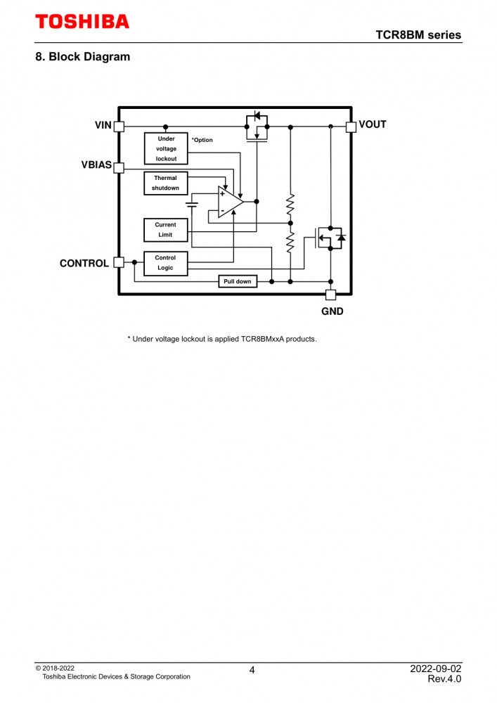 TCR8BM33A,L3F datasheet page 4
