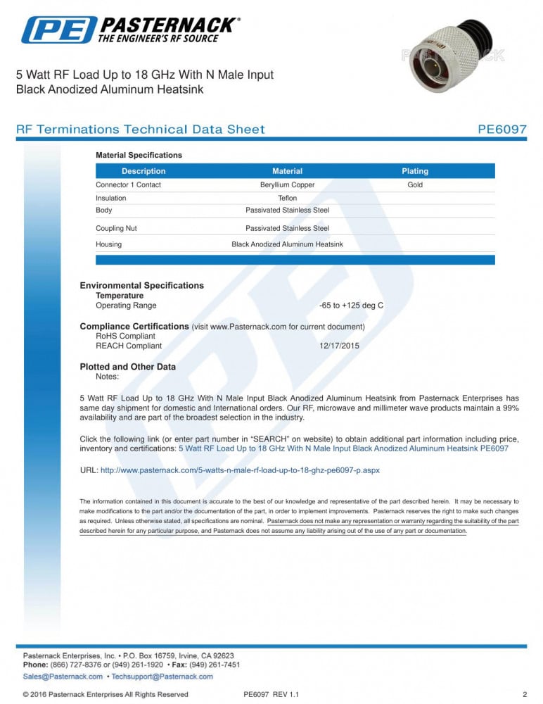 PE6097 technical document page 2