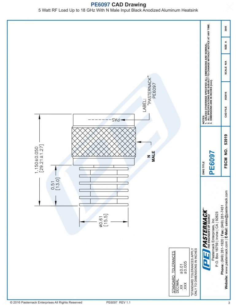 PE6097 technical document page 3