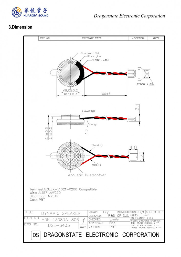 HDK-1308DA-8C6 reliability page