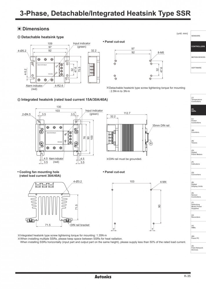 Autonics SRH3 series datasheet page 4