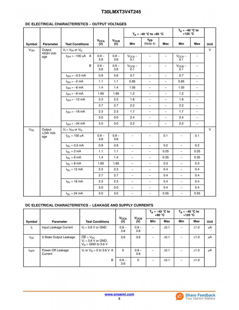 T30LMXT3V4T245 datasheet page 5