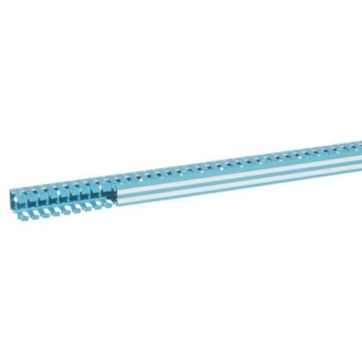 Cable ducting Lina 25 - w. 120 x h. 80 mm - blue 2525 - L. 2m