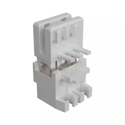 Appli-Mate RAST Power IDT Housing, 5.00mm Pitch, Direct/Indirect, Female, 2 Circuits, Code Key D Removed, Open End Walls, Yellow Color Stripe for sale