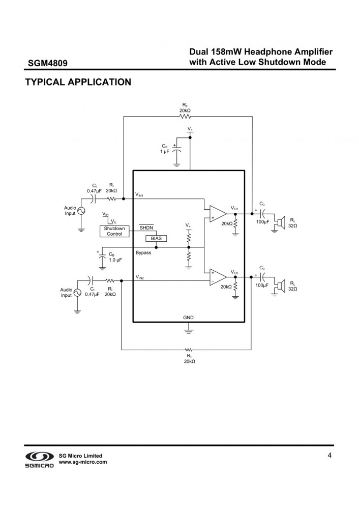 SGM4809 datasheet page 4