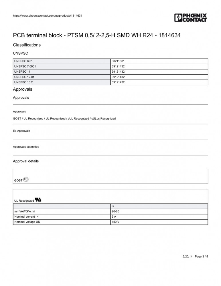 Phoenix Contact 1814634 product document page 3