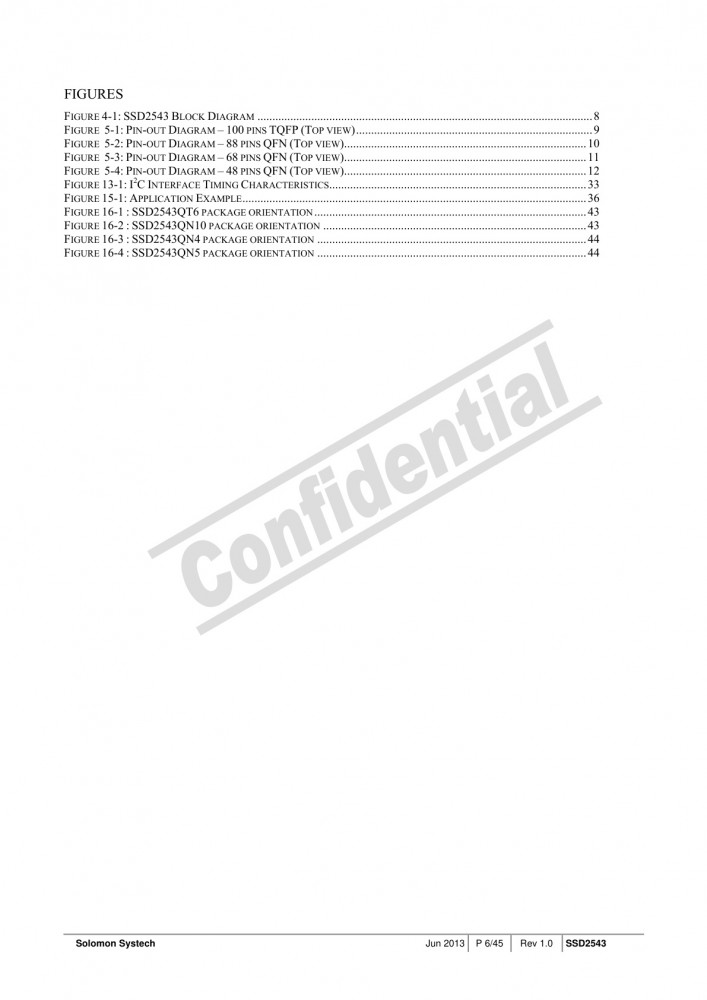 SSD2543 datasheet page 6