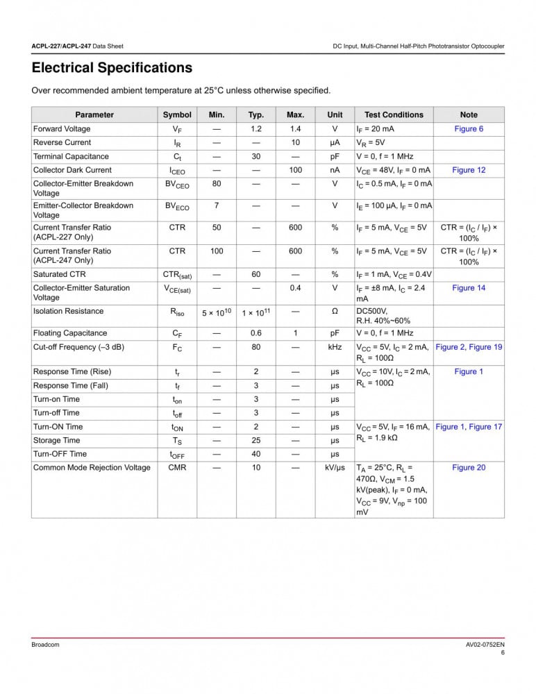 ACPL-227 datasheet page 6