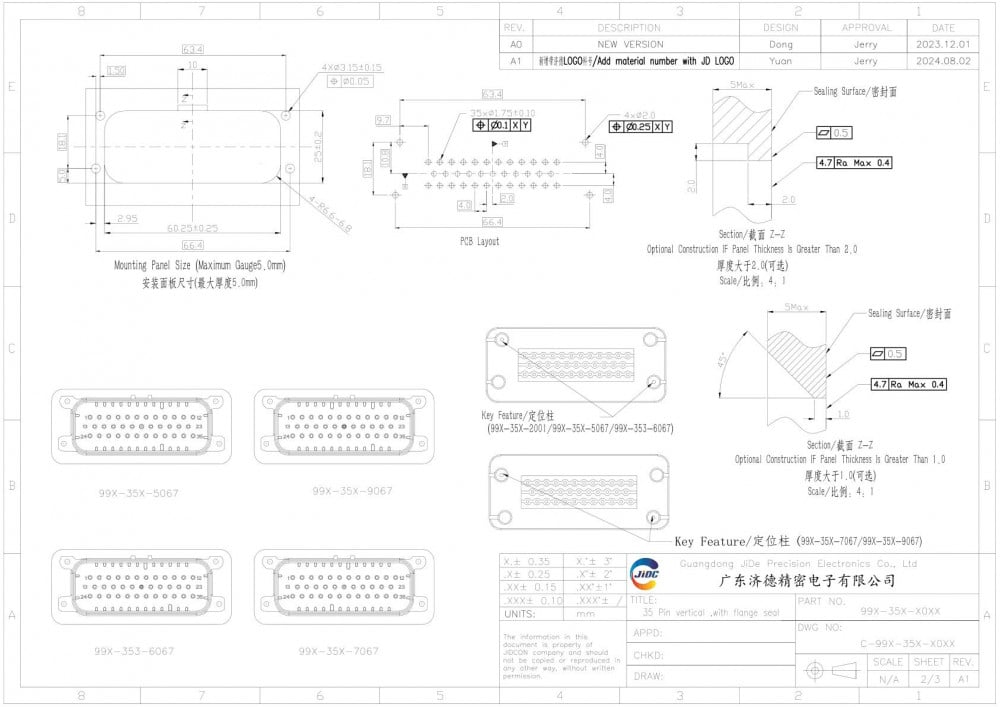 JIDC 992-351-2002 drawing sheet 2