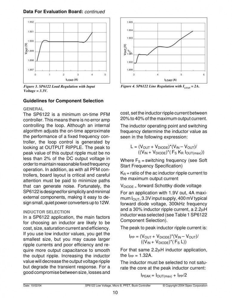 SP6122ACU-L technical document page 10