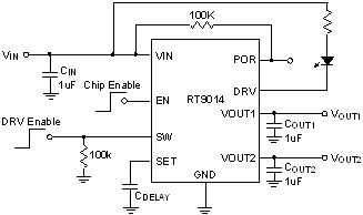 RT9014/RT9014A - Ultra Low Noise 300mA Dual LDO Regulator with POR,   NMOS Driver and Requiring No Bypass Capacitor for sale