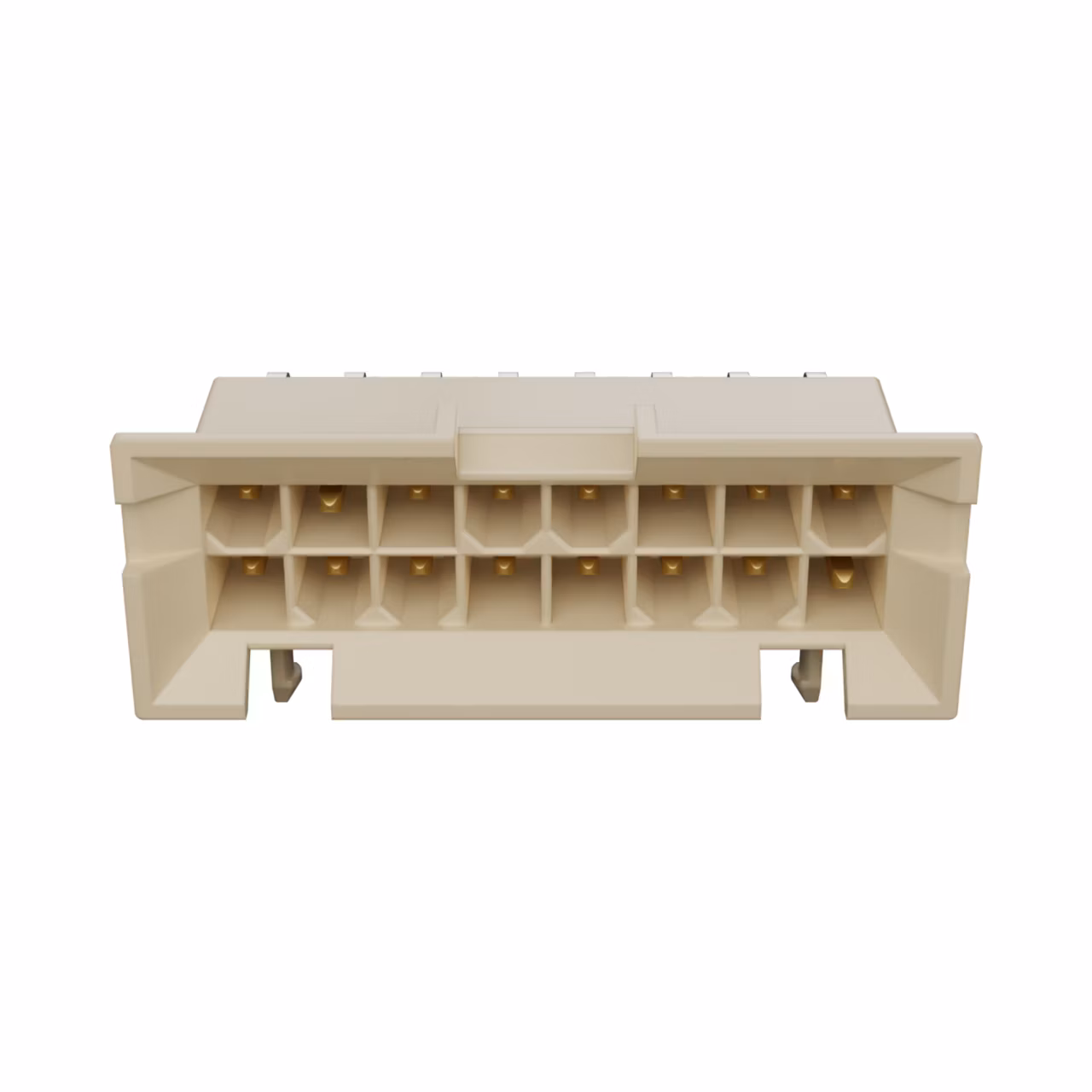 Mini-Fit BMI First Mate / Last Break Header, 4.20mm Pitch, Dual Row, Right-Angle, 16 Circuits, Nylon 6/6 UL 94V-0, Gold (Au) Plating for sale