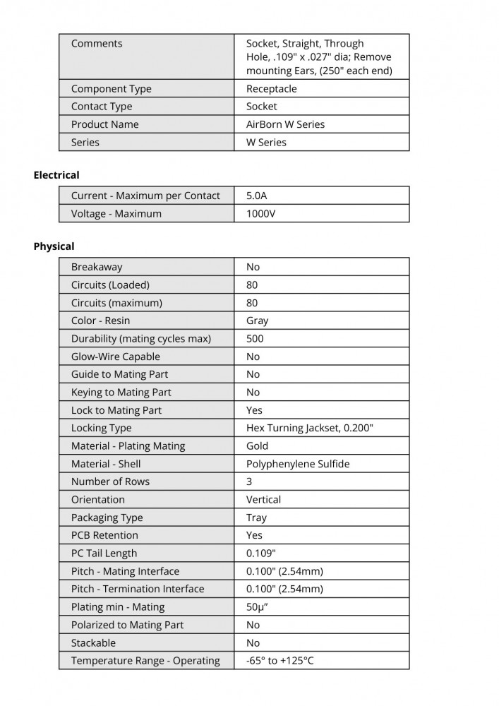 WG80SAD7JTB342 technical document page 2