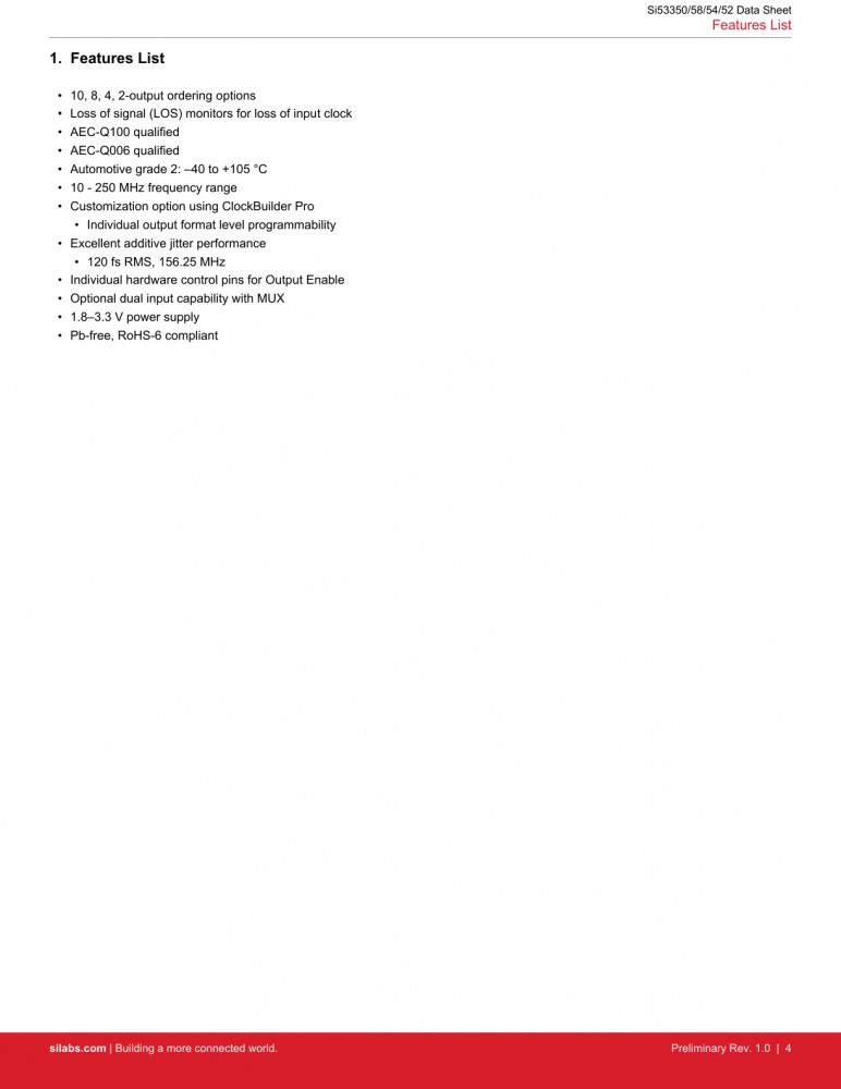 SI53354A-D01AMR datasheet page 4