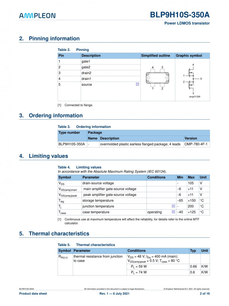 BLP9H10S-350A datasheet page 2