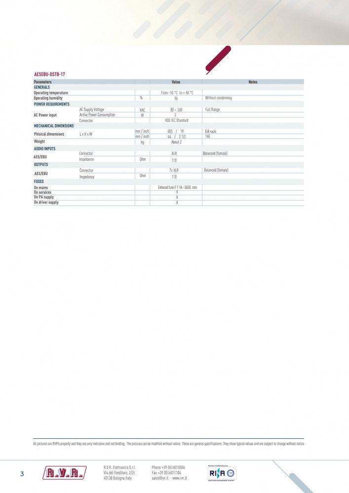 AESEBU-DSTB-17 product document page 3