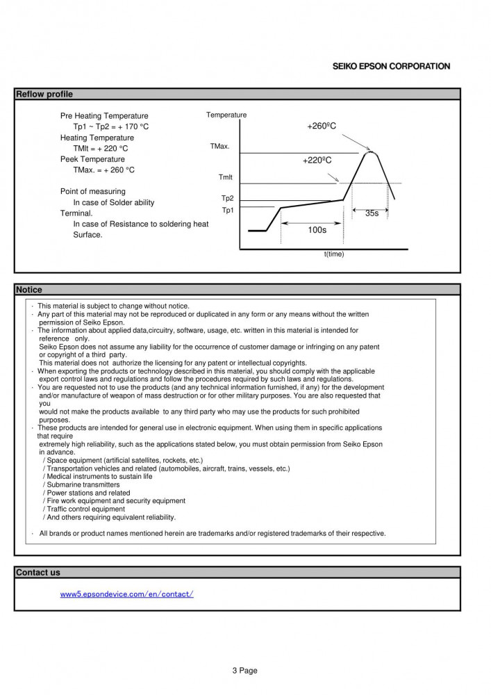 EPSON FC-135R technical document page 3
