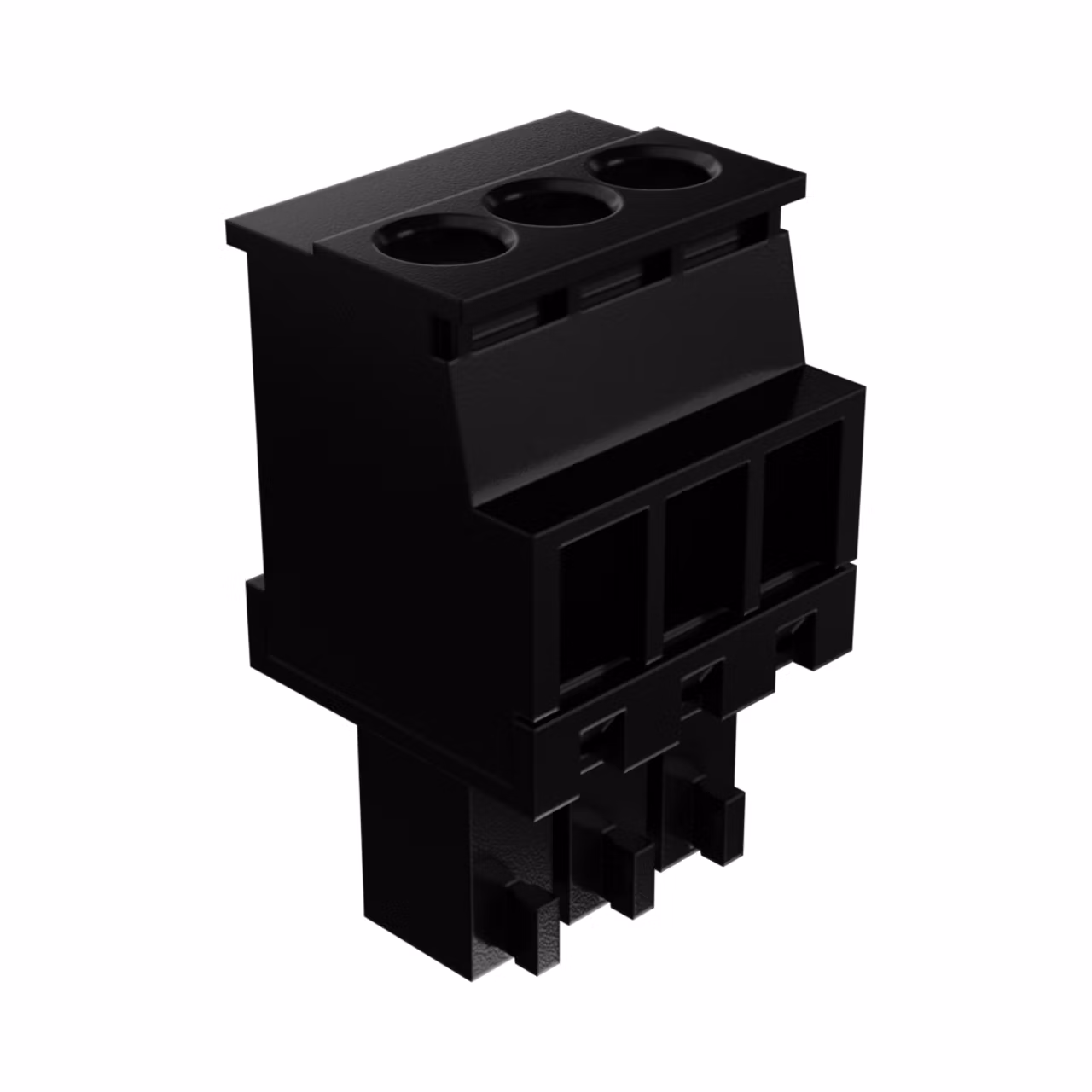3.50mm Pitch Eurostyle Vertical Plug, Front Wire Entry, 3 Circuits for sale