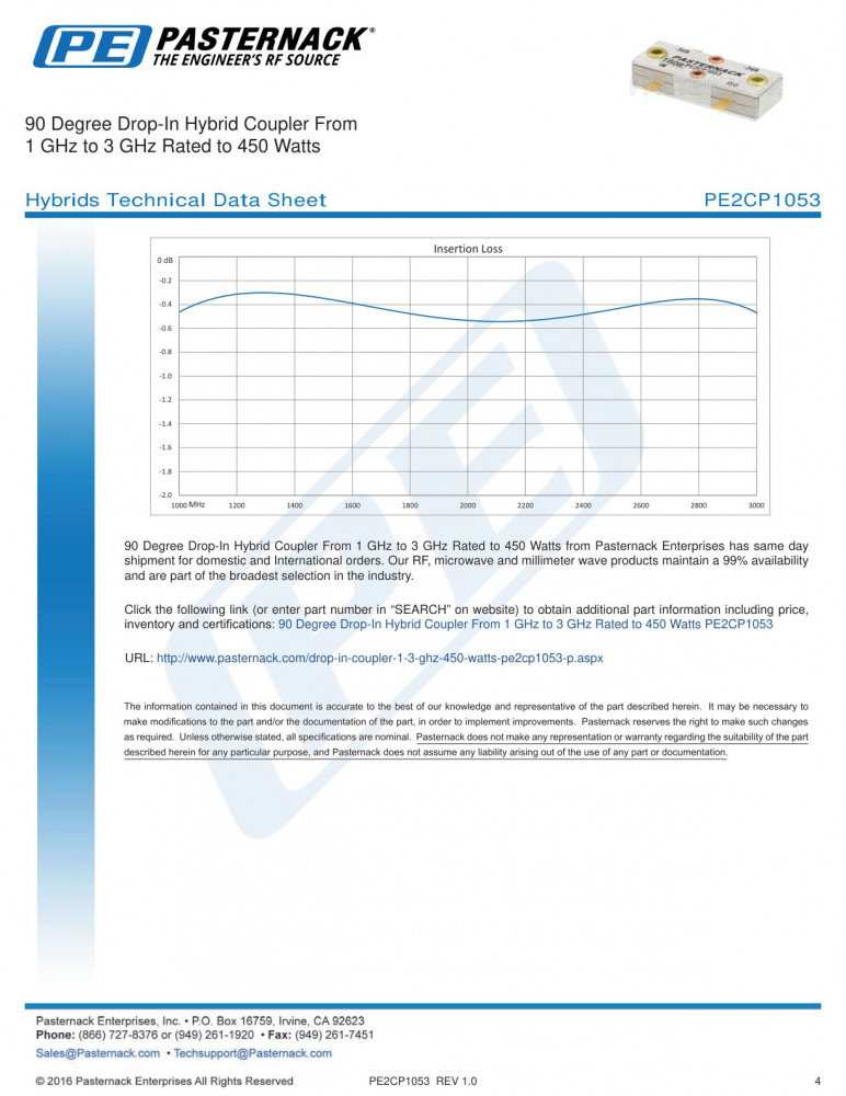PE2CP1053 datasheet page 4