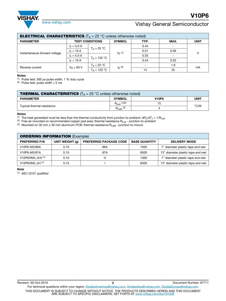V10P6 technical document page 2