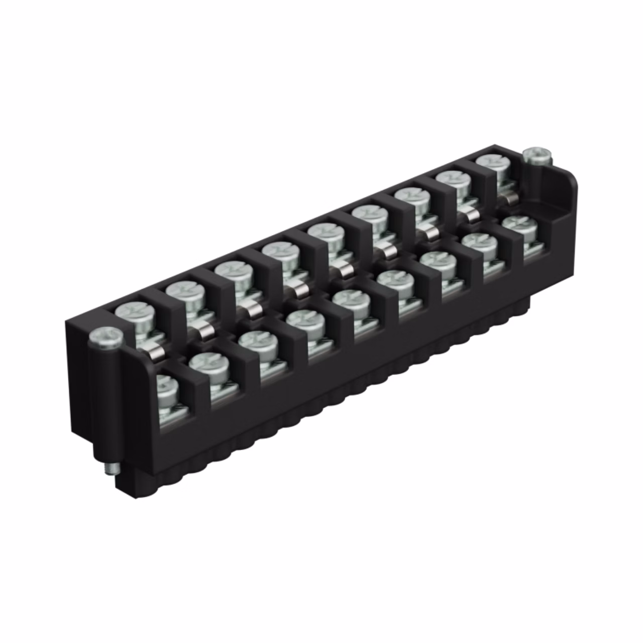 5.08mm Pitch Beau EuroMate Pluggable Terminal Block, Dual Level, 90° Wire Entry, with Retention Screws, 18 Circuits for sale