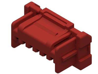 Spot-On Wire-to-Board Receptacle Housing, 2.00mm Pitch, Single Row, 13 Circuits, Red for sale