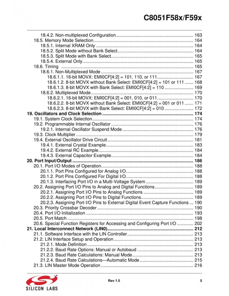 C8051F585-IQ technical document page 4