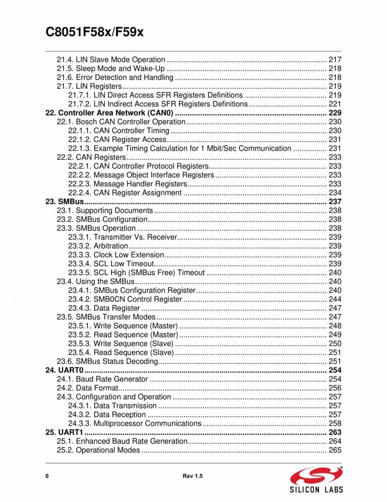 C8051F585-IQ technical document page 5