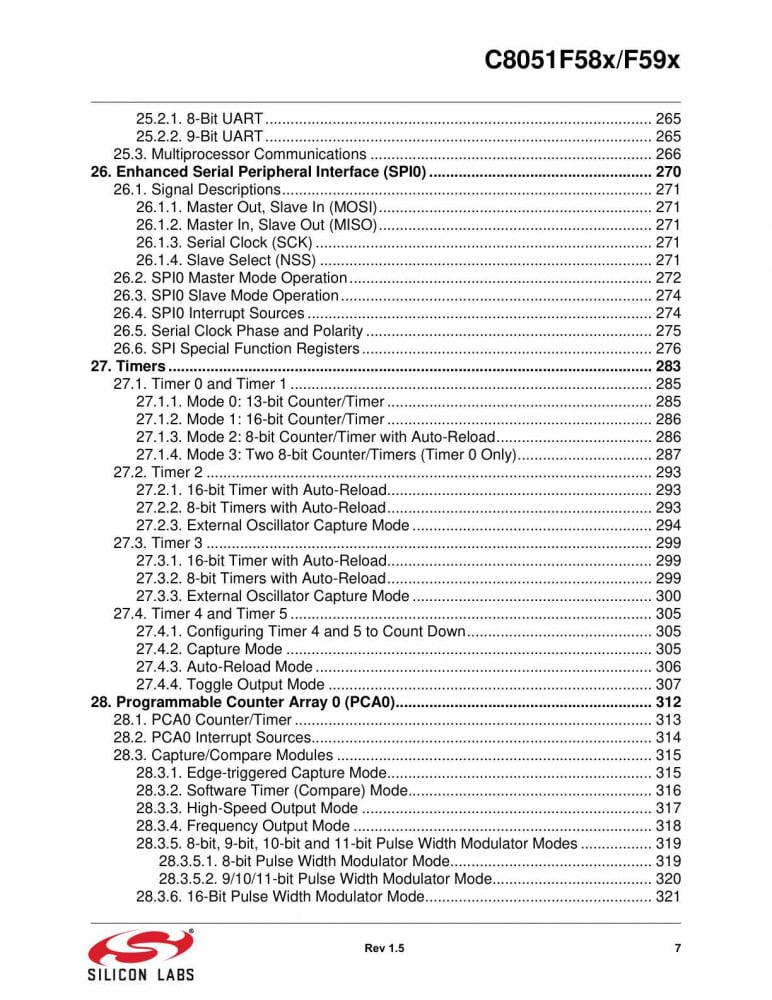 C8051F585-IQ technical document page 6