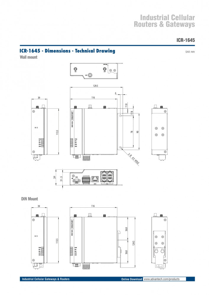 ICR-1645 series technical document, page 5