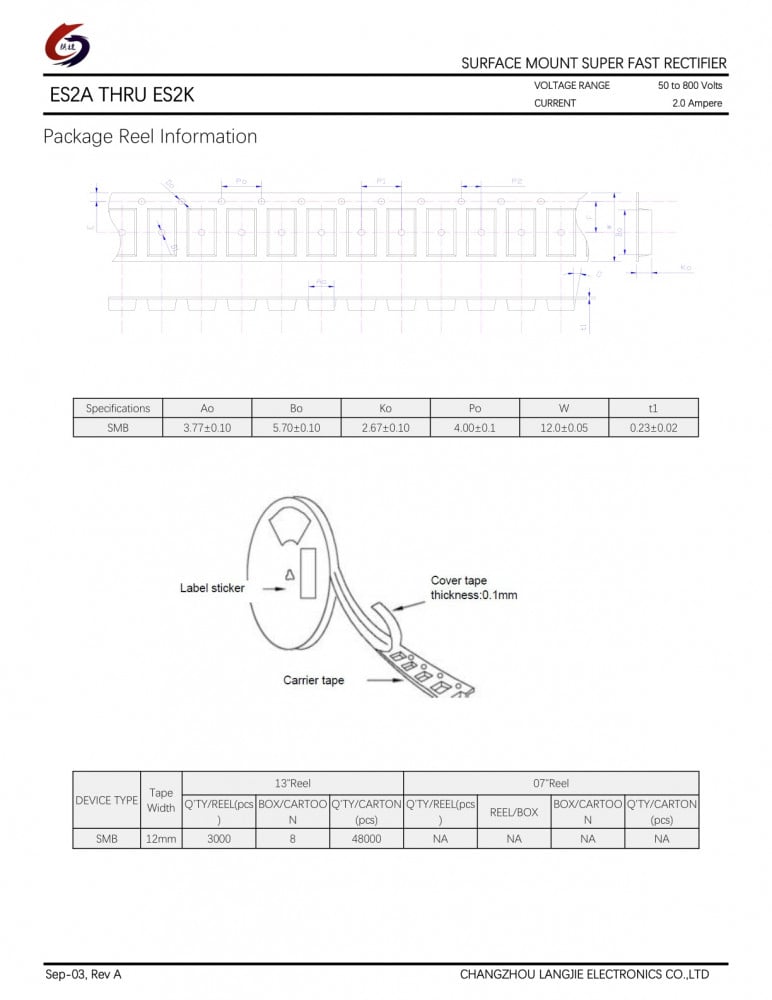 LangJie ES2JB datasheet page 4