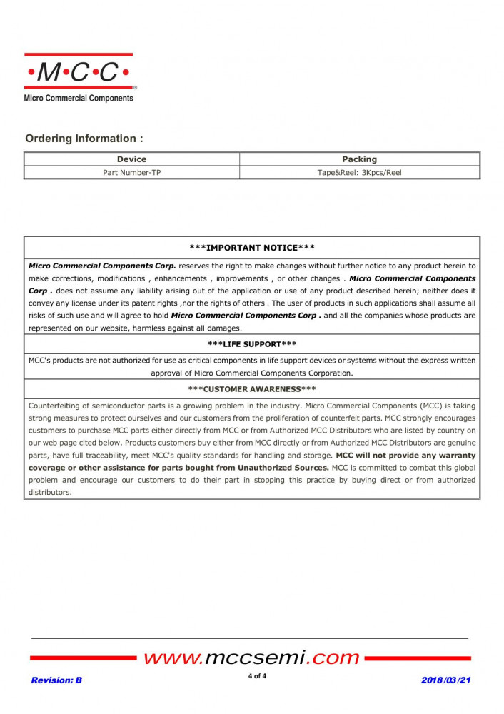 SI3401A-TP datasheet page 4