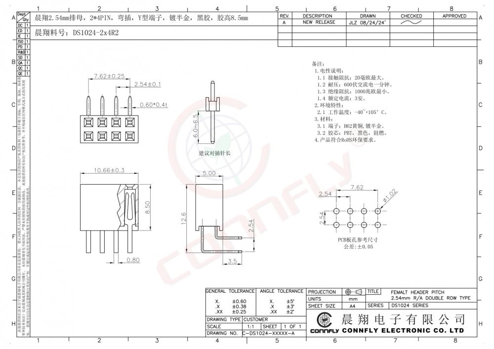 DS1024-2x4R2 technical drawing preview