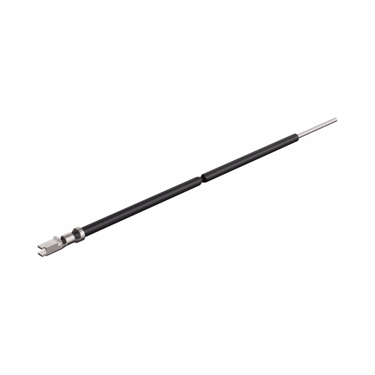 Pre-Crimped Lead Zero-Hachi Female-to-Pigtail, 1.00µm Tin (Sn) Plating, 150.00mm Length, 28 AWG, Black for sale
