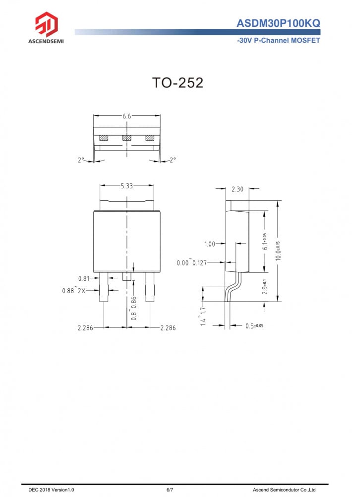 ASDM30P100KQ-R datasheet page 6