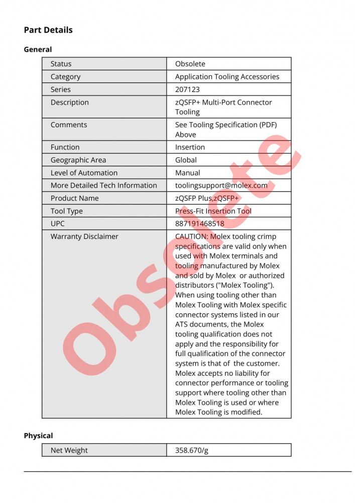 Tooling document preview, page 2