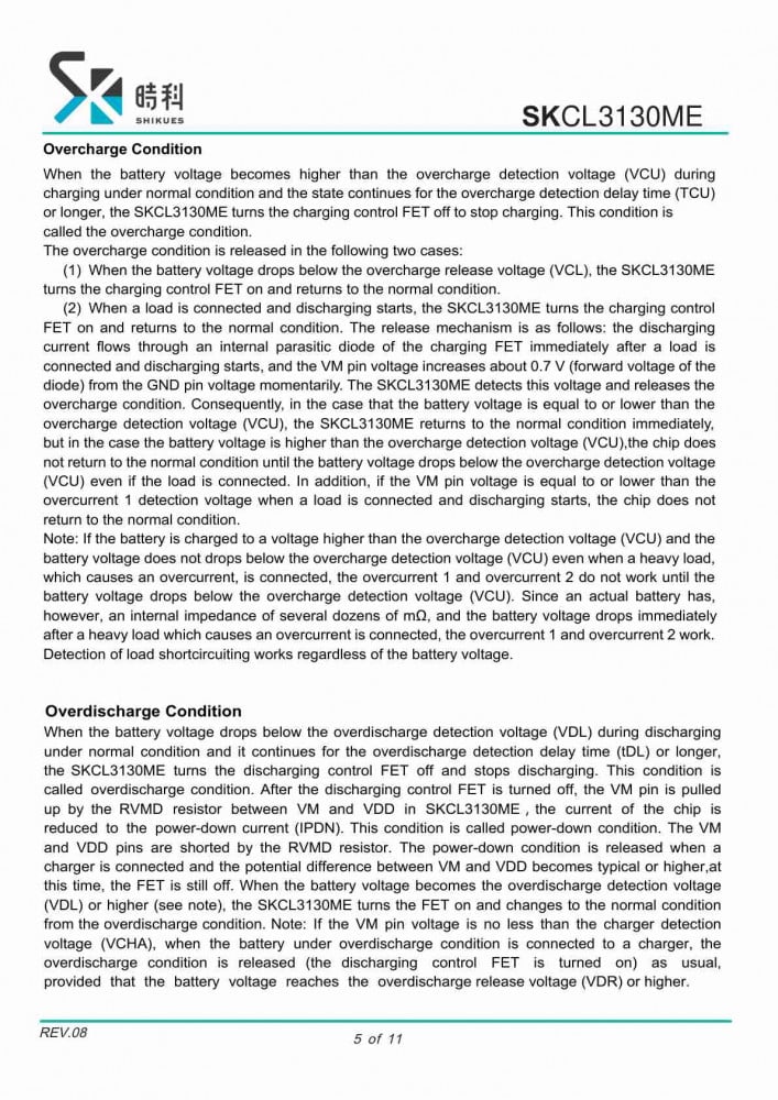 SKCL3130ME datasheet page 5