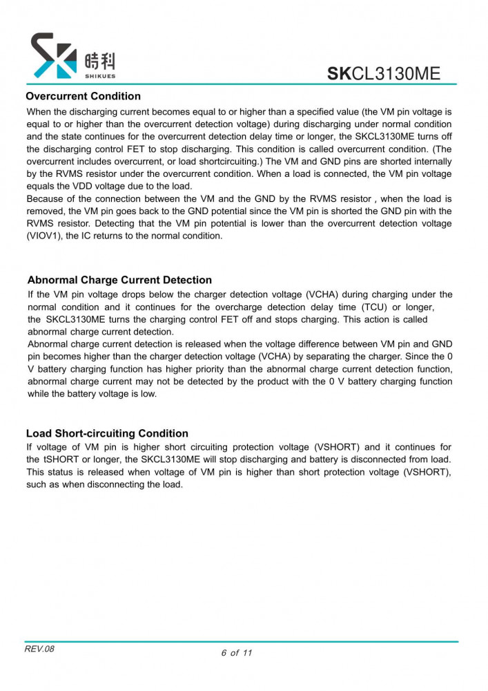 SKCL3130ME datasheet page 6