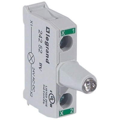 Osmoz electrical block - for control station Illuminated - green - 24 V~/= for sale